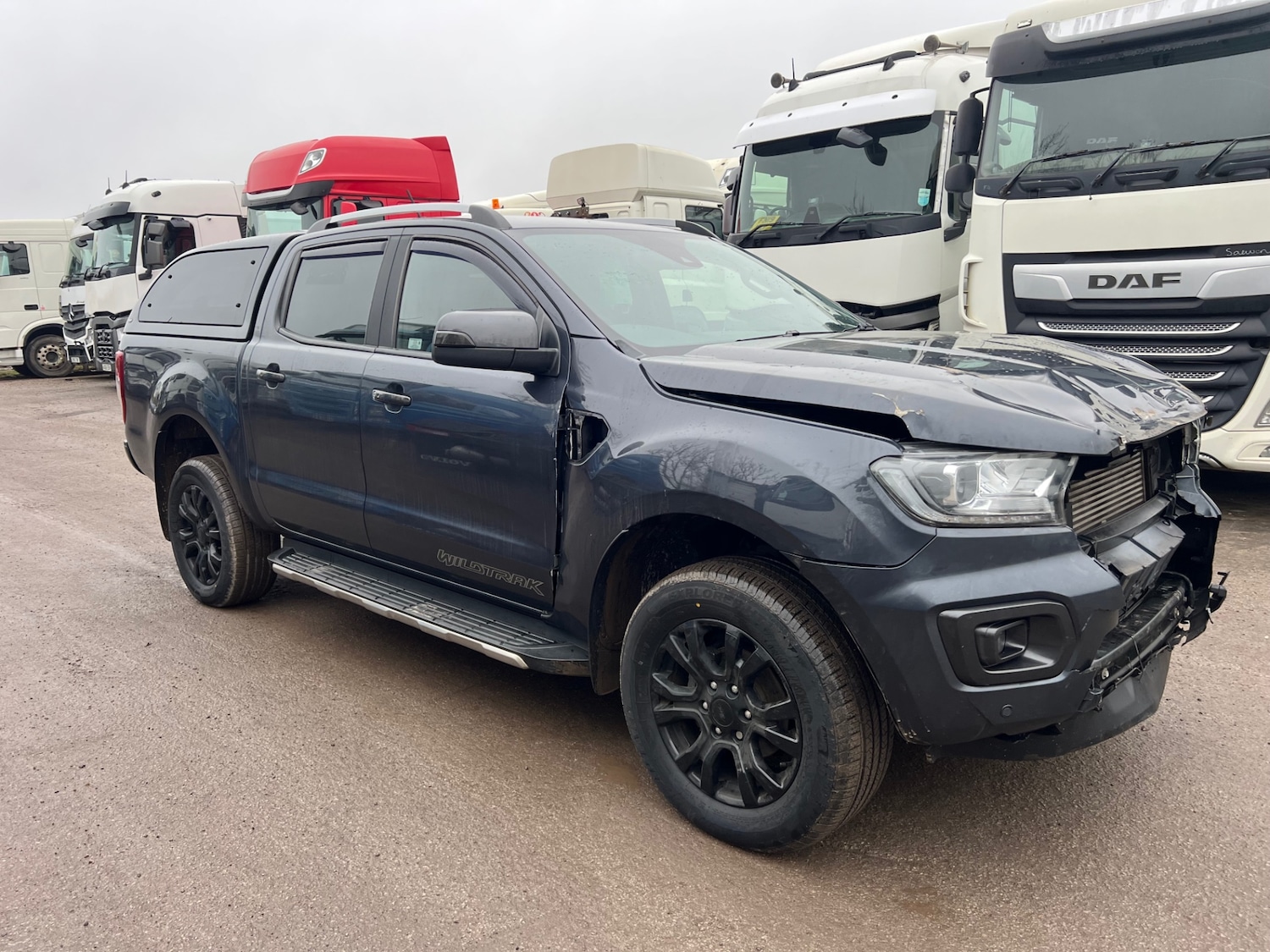 2022 FORD RANGER Wildtrak Ecoblue Auto Double Cab Pick Up Damaged ...